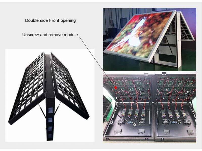 Double sides LED Display Solution