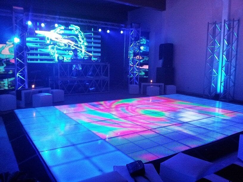Application and Technical of LED Interactive Floor Tile Screen