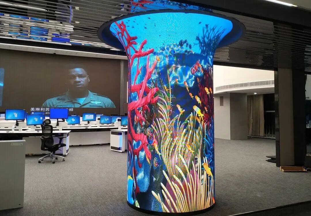 Cara Menghitung Ukuran Tampilan LED Silinder